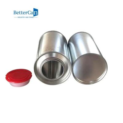Cina Un metallo rotondo Tin Can Cylinder Shaped D84*H210mm da 1 litro con il coperchio in vendita