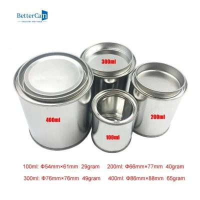 Cina Piccolo giro vuoto di Tin Cans 500ml della pittura resistente alla corrosione con il coperchio a pressione in vendita