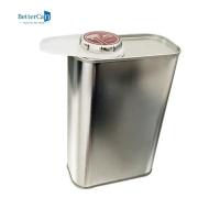 China Custom 1 Liter Rectangular Paint Tin Can with Screw Cap - ISO 9001 Certified Container for Paints and Chemicals for sale