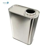 China Custom 1 Liter Rectangular Paint Tin Can with Screw Cap - ISO 9001 Certified Container for Paints and Chemicals for sale