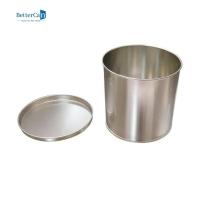 China 2-Liter Empty Round Metal Paint Can with Lined Interior for Water-Based Paint Mixing, 130mm Diameter for sale