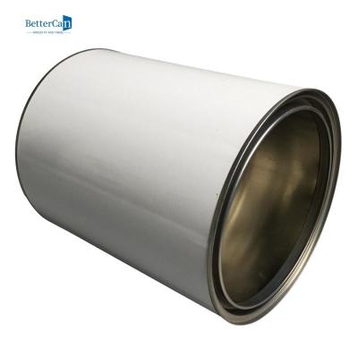 China Airtight Seal Metal Paint Tin Recycled Round Empty One Gallon Paint Cans for sale
