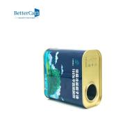 China 1 Quart Rectangular Olive Oil Tin Can Packaging Container with Lid - Food Grade BPA-Free 0.28mm Thickness for sale