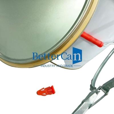 China De Emmer van het Sluitenring for conical tin can van druklogo metal tin accessories drum Te koop