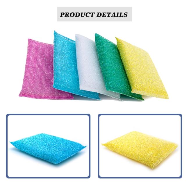 Customized sponge scrubber details