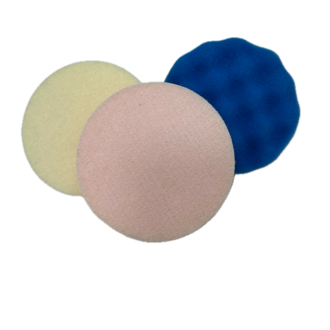 High-quality car polishing pad showing foam texture and structure
