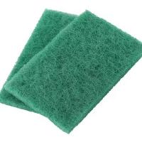 China Polyester Kitchen Scouring Pad with Handle for Dishwashing for sale