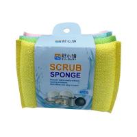 China Wire Net Kitchen Cleaning Scourer 750% High Water Absorption Mesh Dish Sponge for sale