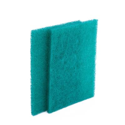 Cina Spugna di cucina a sfuma di spugna a rotolo Green Scrubbing Pad Non-scratch Scrubber per la pulizia del magazzino in vendita