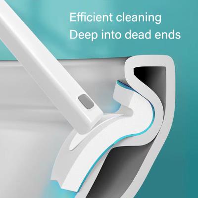 China Environmentally Friendly And Clean Disposable Toilet Brush Replace Immediately After Use For Clean And Hygienic Use. for sale