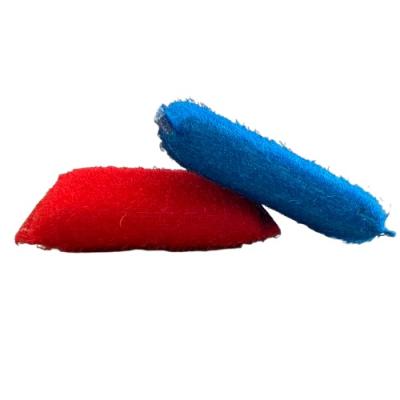 중국 고밀도 폴리에스터 스크럽 스폰지 다채색 4x4 인치 판매용