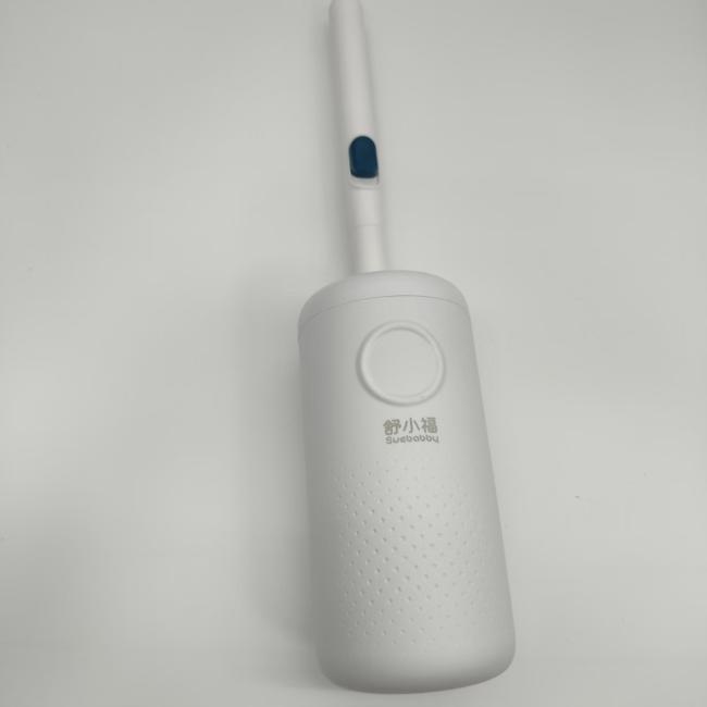 Disposable toilet brush set with multiple color options