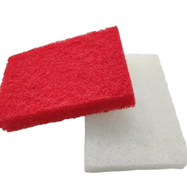 Modular composite cleaning cloth blocks in use