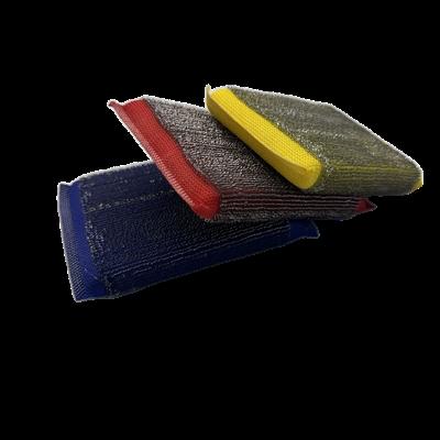 China Heavy Duty Copper Mesh Steel Wool Scrub Sponge for Pans for sale