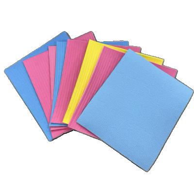 China Super Absorbent Cellulose Wood Pulp Oil Proof Cleaning Cloth for sale