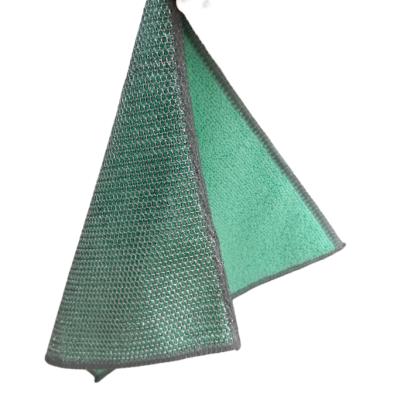 중국 양면 스테인레스 스틸 와이어 그릇 스크러버 판매용