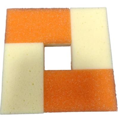 중국 주방 필수 맞춤형 크기 오렌지 옐로우 온도 감응 스펀지, 높은 흡수력과 내구성 판매용