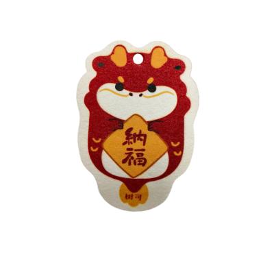 China Natural Wood Pulp Cotton Dish And Pot Cleaning Tool With Compressed Sponge for sale