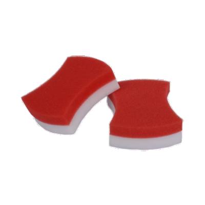 중국 환경 친화적 인 고 흡수성 청소 스펀지: 우수한 청소를 위해 나노 섬유 복합 물질과 허리 모양의 PU 폼 판매용