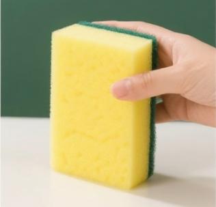 China Colored Durable Kitchen Cleaning Sponge Non-scratch Dual-sided for sale