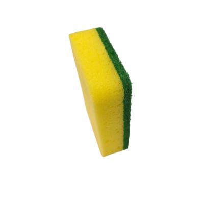 China Cement abrasive dish sponge, kitchen cleaning brush, dish brush, pot brush, high-density sponge, scouring pad, dish cloth, factory for sale