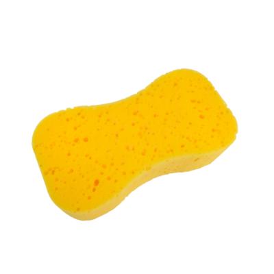 China High-Density 8-Character Car Wash Sponge - Non-Abrasive Yellow for sale