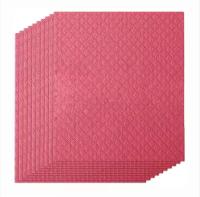 China Eco Friendly Pulp Sponge Cloths Biodegradable Super Absorbent Reusable For Kitchen Cleaning for sale