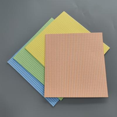 China 20x18cm Sustainable Dry Cellulose Sponge Cloths for Kitchen for sale