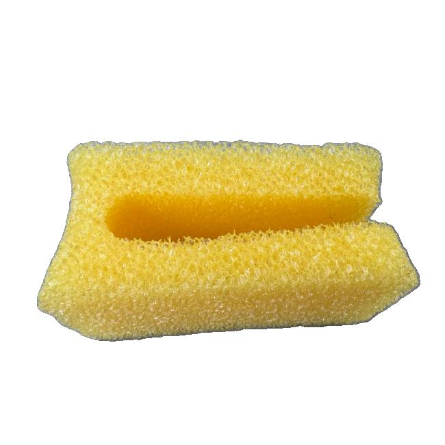 Scrub Daddy FlexTexture Sponge - in use cleaning a pot