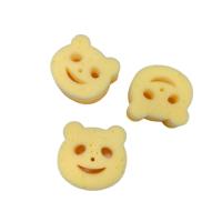 China Bear shape double-sided scrubber original scratch free flextexture scrubbing sponge yellow for sale