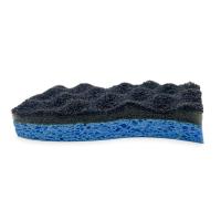 China Textured Surface Dual-Sided Biodegradable Cellulose Sponge Scourer for Efficient Cleaning for sale