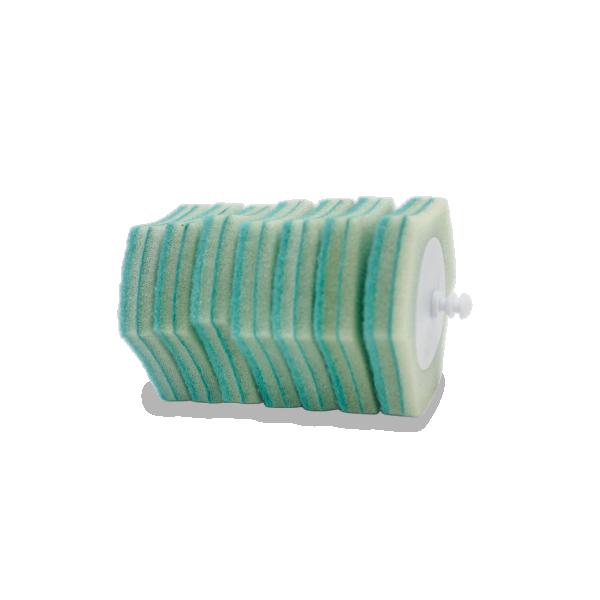 Quality Sponge Toilet Brush Replacement Head Built-in Detergent Soft Color Customizable for sale