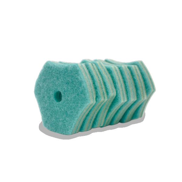 Quality Sponge Toilet Brush Replacement Head Built-in Detergent Soft Color Customizable for sale