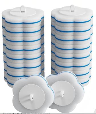 China Customizable disposable toilet brush replacement heads, including cleaning solution for sale
