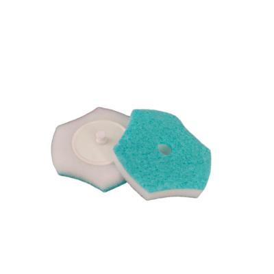 China Portable disposable toilet brush replacement pack for easy storage and daily cleaning for sale