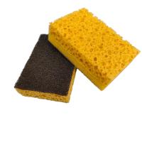 China Double-sided cleaning sponge kitchen cleaning tool, customizable seaweed sponge for sale