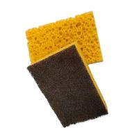 China Double-sided cleaning sponge kitchen cleaning tool, customizable seaweed sponge for sale