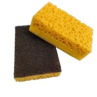 China Double-sided cleaning sponge kitchen cleaning tool, customizable seaweed sponge for sale