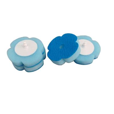 China Disposable toilet brush replacement pack with cleaning solution and customizable packaging for sale