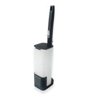 China Portable, durable, high-end disposable toilet brush set with cleaning solution for sale