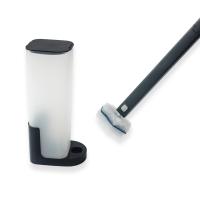 China Portable, durable, high-end disposable toilet brush set with cleaning solution for sale