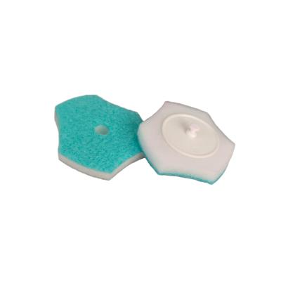 China Disposable Toilet Brush Replacement Head, Pre-Loaded Cleanser Refill for Wand for sale