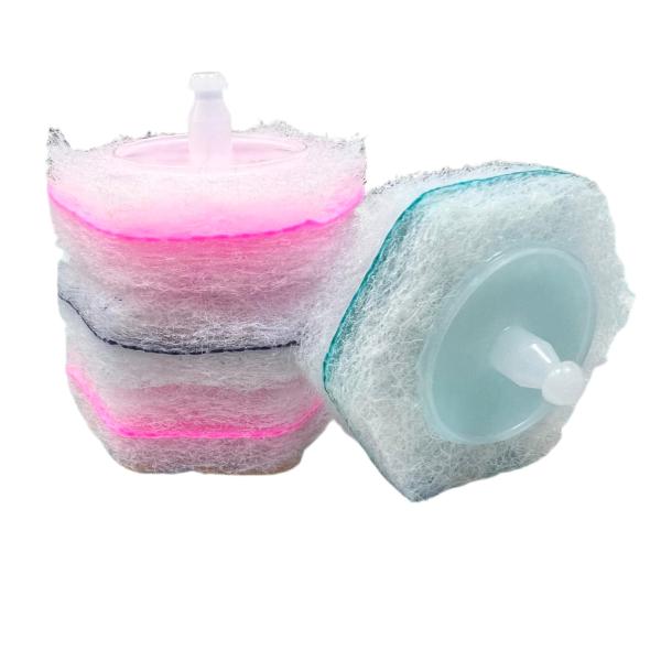 Quality Disposable toilet brush refills Built-in cleaning solution Customizable specifications for sale