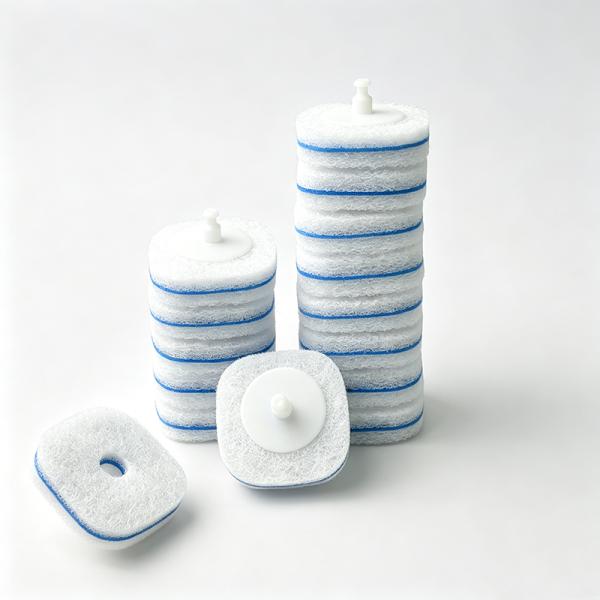 Quality Disposable toilet brush sponge refills strong foam concentration multiple for sale