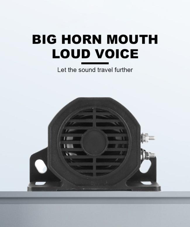 107dB 112dB Forklift Safety Warning Buzzer Horn 110V Truck Reversing Speaker Backup Alarm