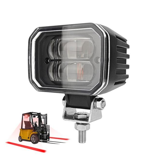 Full Certificateled Forklift Warning Light - installation view