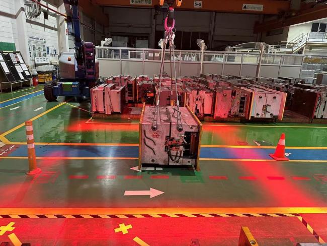 9inch 72W LED Crane Overhead Spot Linear Warning Light High Power Red Blue Spotlight