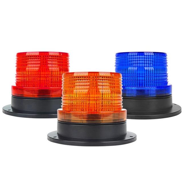 DC 10-110V LED Rotary Flashing Strobe Warning Light Flashing Beacon Light