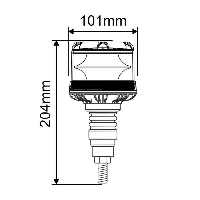 IP 65 EMC R65 Waterproof Signal Beacon Light for Forklift China