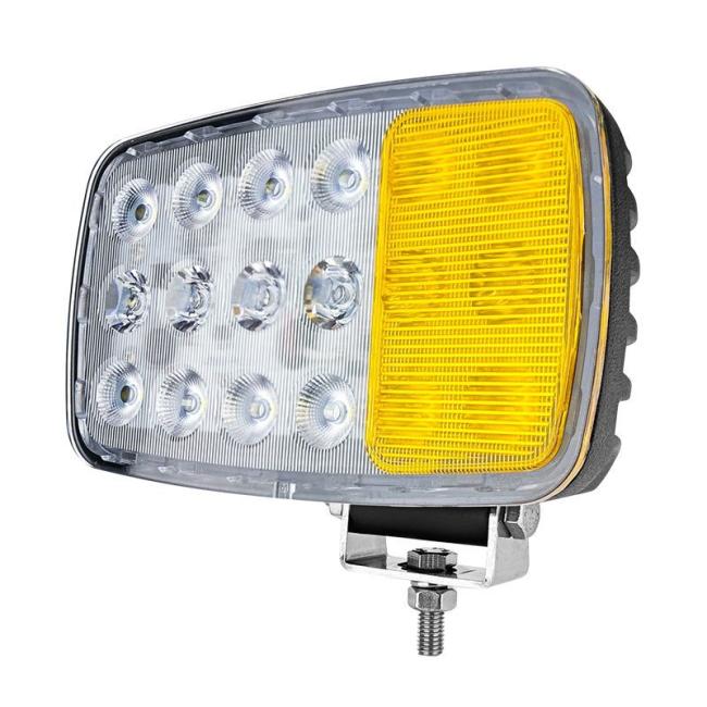 60W Waterproof IP67 Turn Signal LED Work Light Suitable for Forklift Tractor